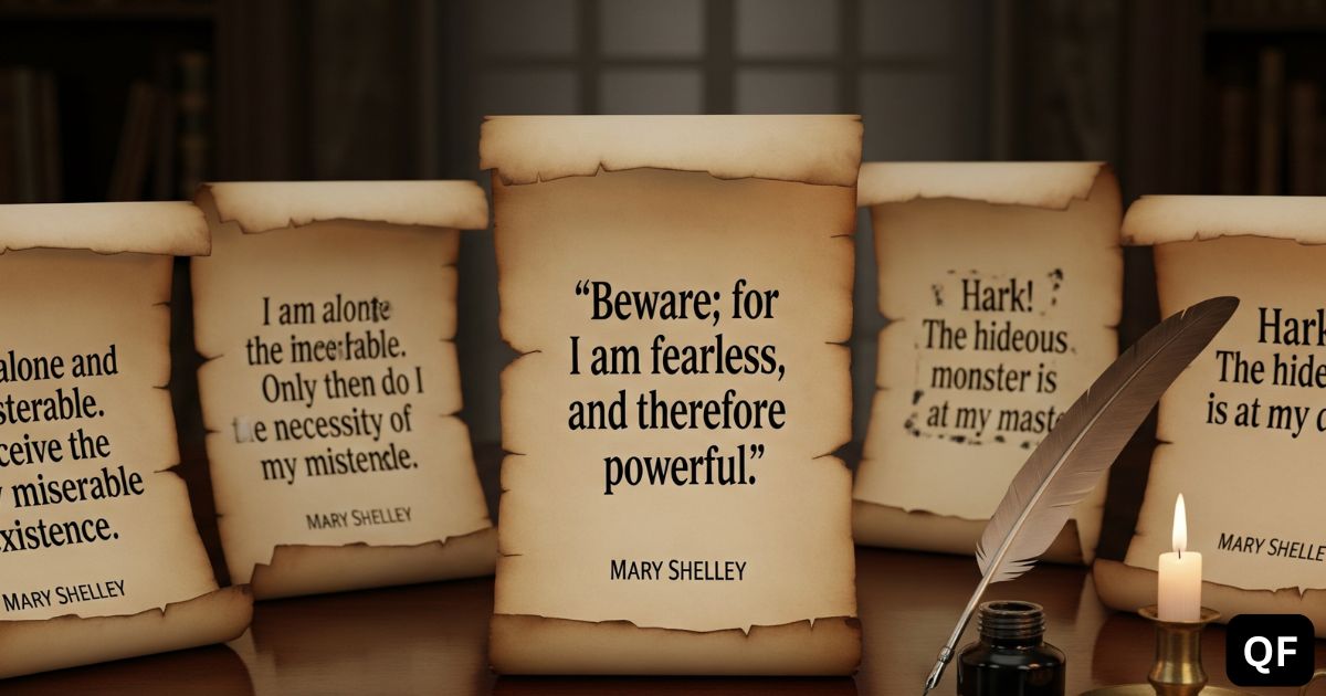 230 Frankenstein Quotes by Mary Shelley